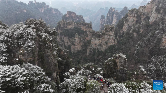 Snow Scenery of Zhangjiajie National Forest Park-Hunan Government ...